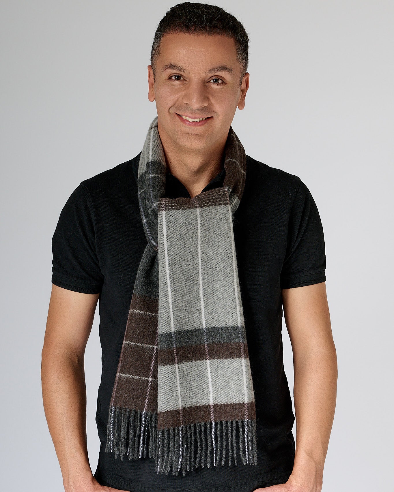 Australia Made 100% Merino Wool Scarf | Plaid Scarf - Coco Brownie ...